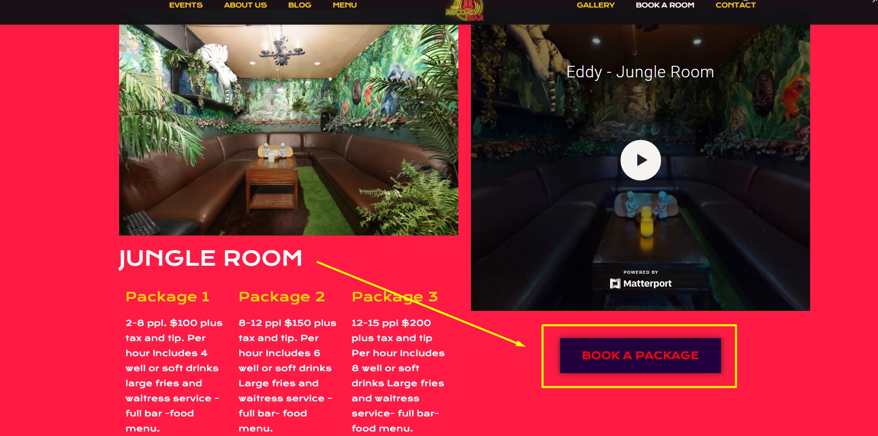 Booking Instructions – Record Bar SF