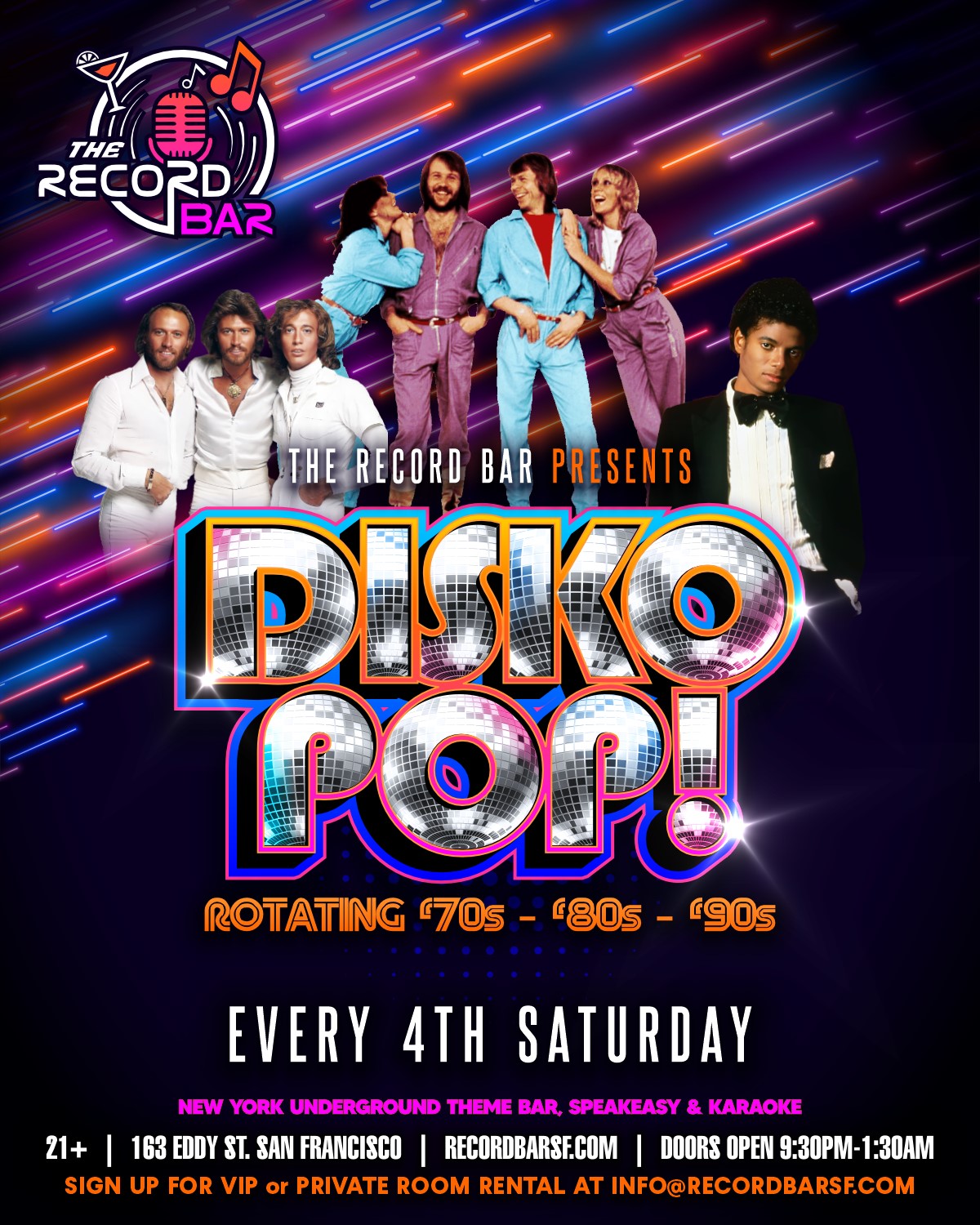 Record Bar SF – Themed Bar Lounge and Speakeasy, Karaoke Bar Union ...